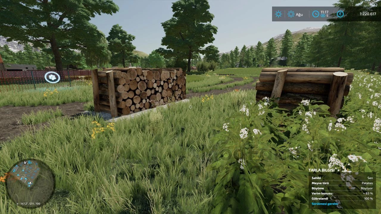 Мод «Log decoration» для Farming Simulator 2022